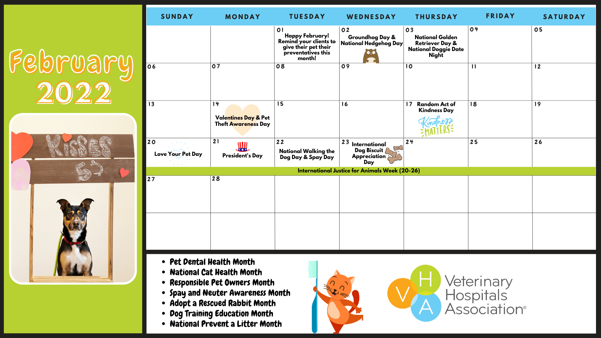 Fall in LOVE With These February Social Media Ideas For Veterinary ...